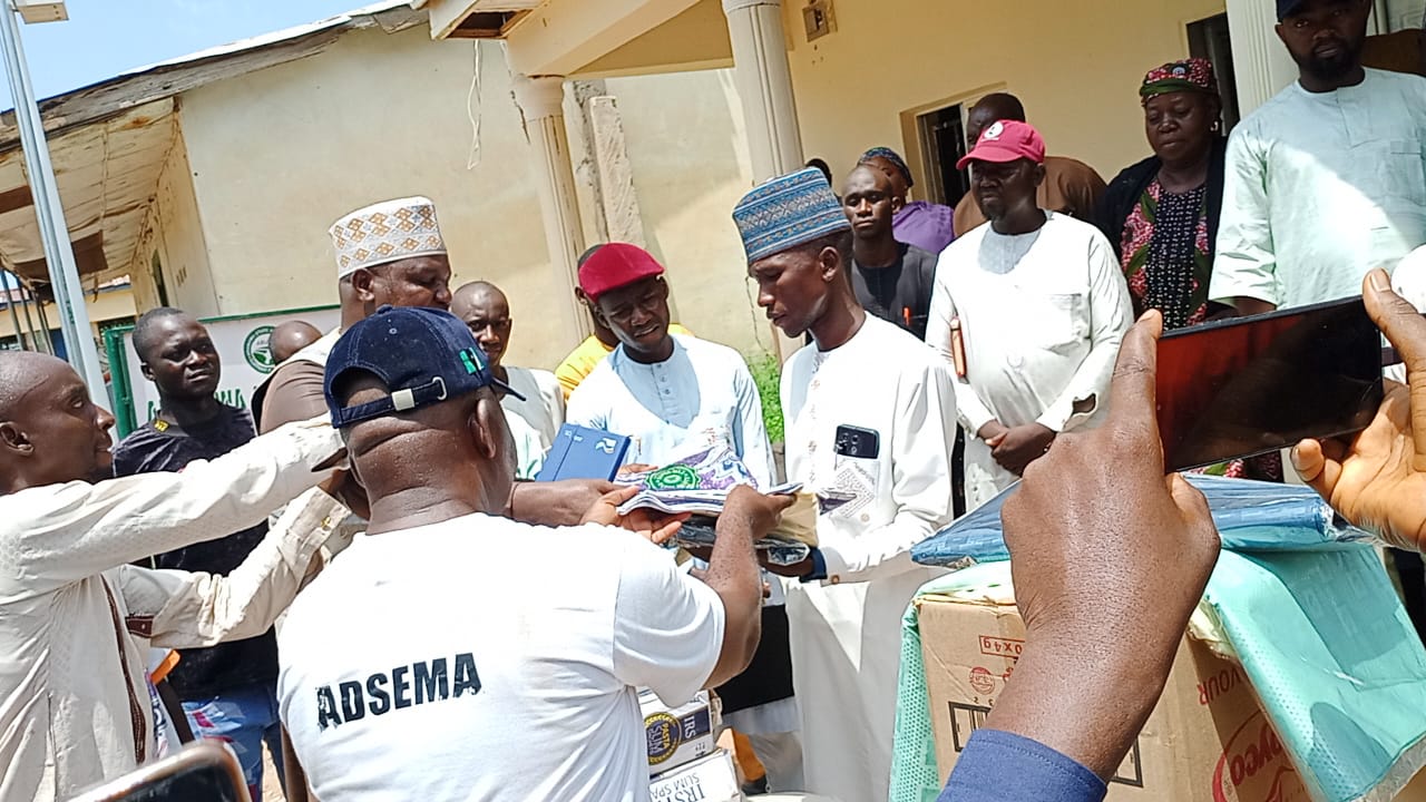 DISTRIBUTION OF ASSORTED RELIEF ITEMS TO VICTIMS OF WINDSTORM IN MAYO ...